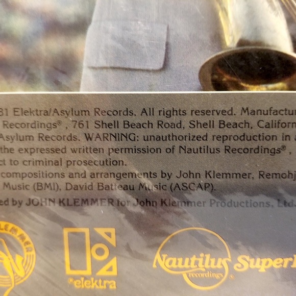 Nautilus SuperDiscs | Media | Very Rare Sealed Vintage Lm John Klemmer ...